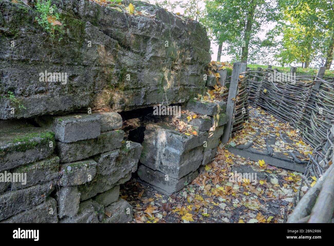 German trench system during wwi hi-res stock photography and images - Alamy