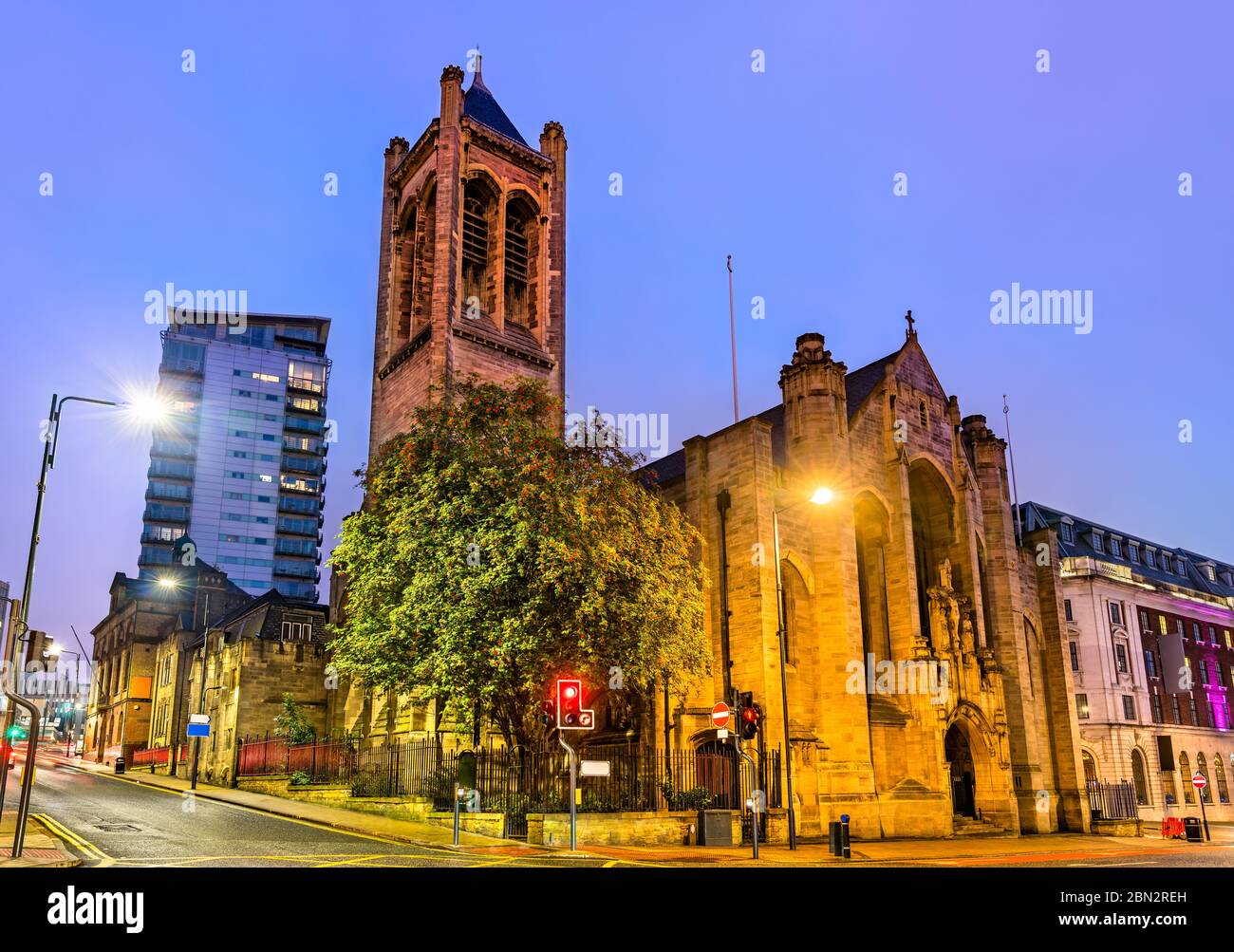 Leeds Cathedral in England Stock Photo - Alamy