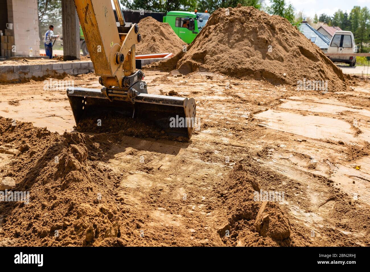 Work at construction site hi-res stock photography and images - Alamy