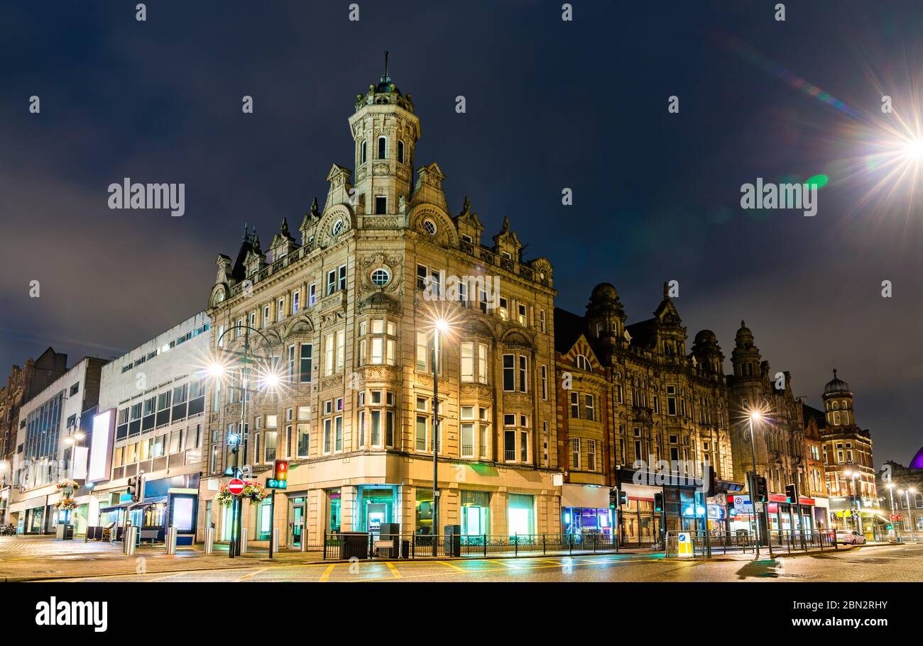 Architecture of Leeds in England Stock Photo - Alamy