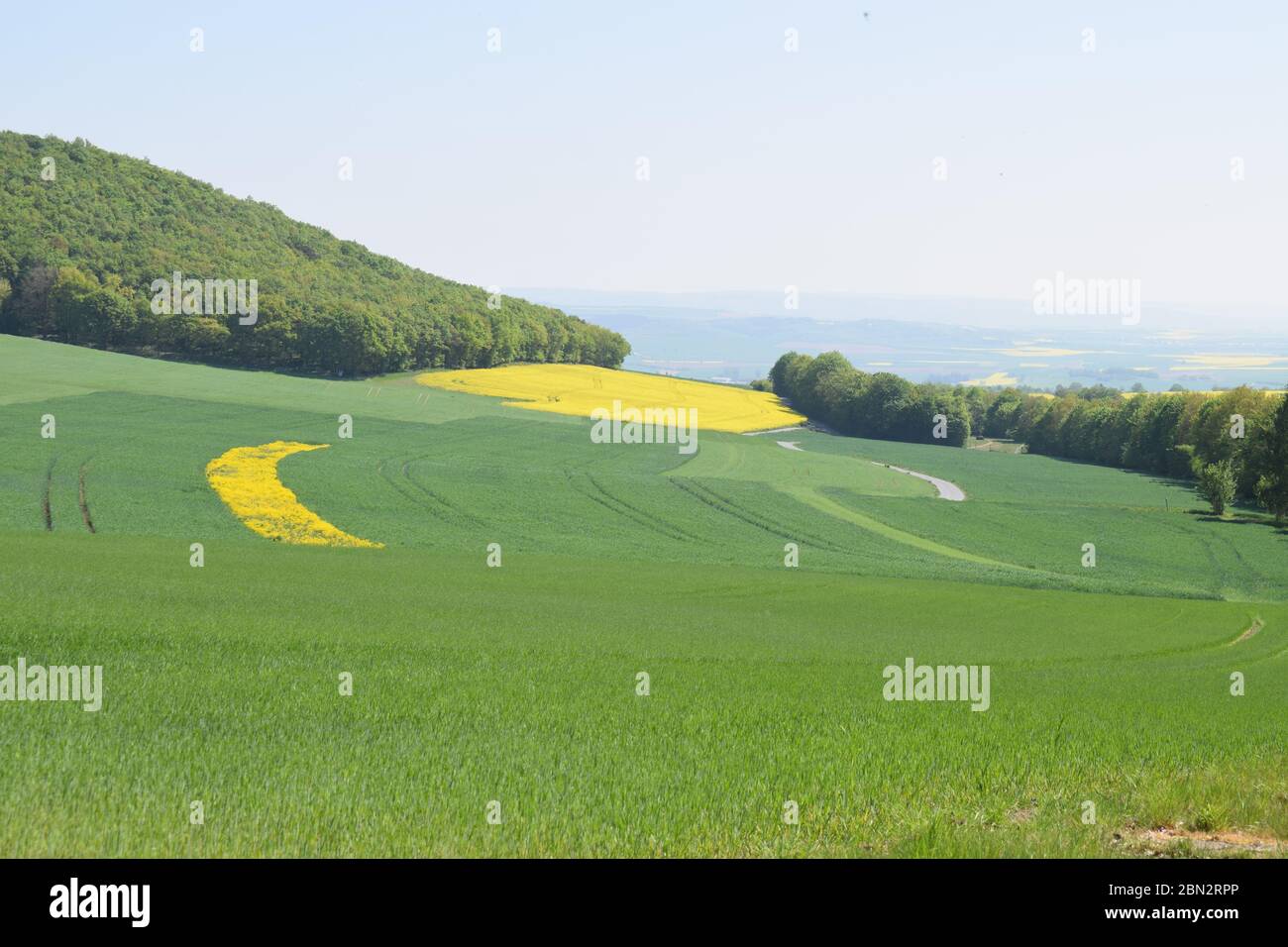 spring feeling in Eifel landscape Stock Photo - Alamy
