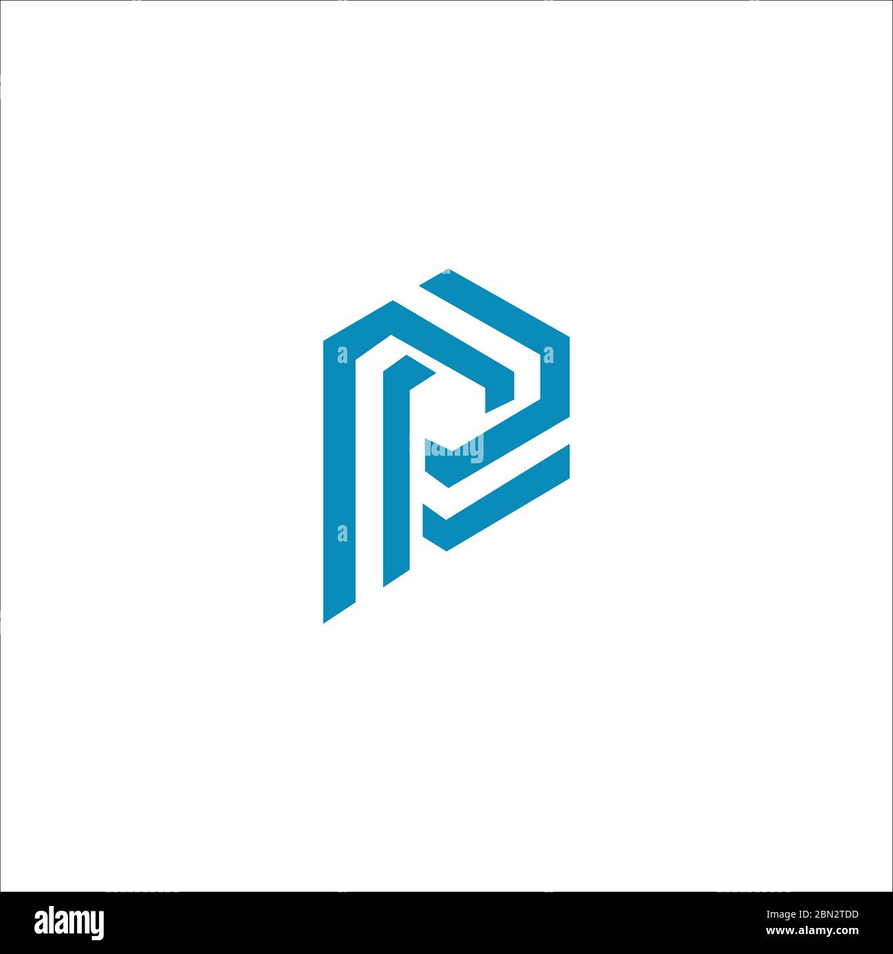 Initial letter pp logo or p logo vector design template Stock Vector ...