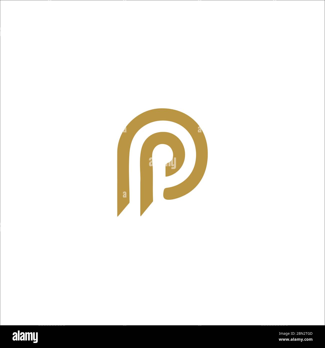 Initial letter pp logo or p logo vector design template Stock Vector ...
