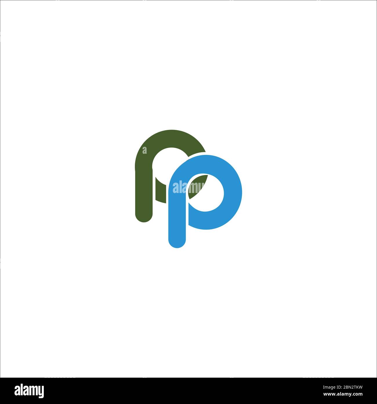 Initial letter pp logo or p logo vector design template Stock Vector ...