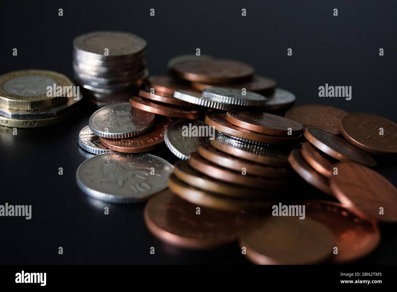 Collection of coins Stock Photo - Alamy