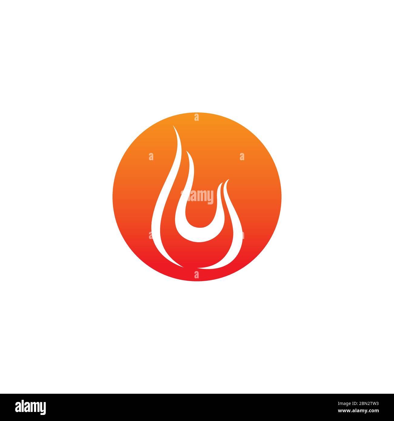 Fire flame hot logo Stock Vector Image & Art - Alamy