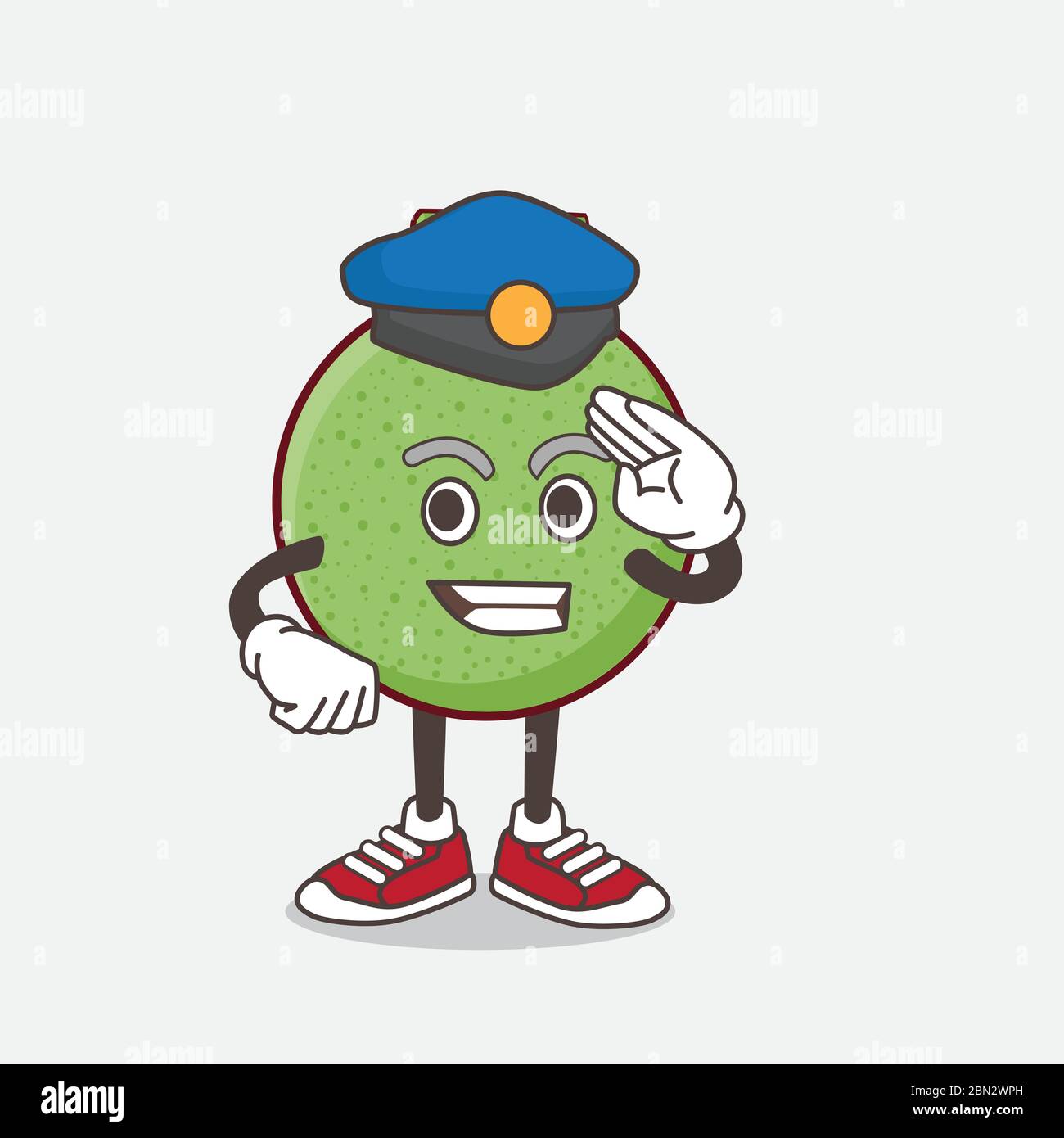 An illustration of Melon Fruit cartoon mascot character working as a ...