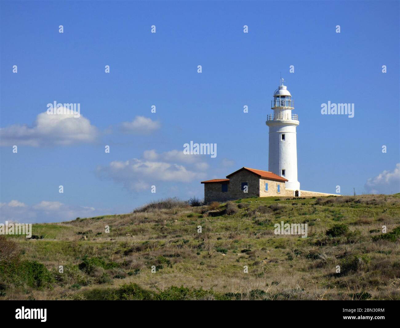 Historic Paphos Lighthouse, Cyprus Stock Photo - Alamy