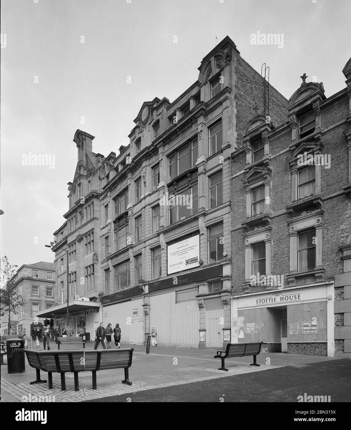1997, The old Bentalls building, Newcastle city centre, Tyneside, North ...