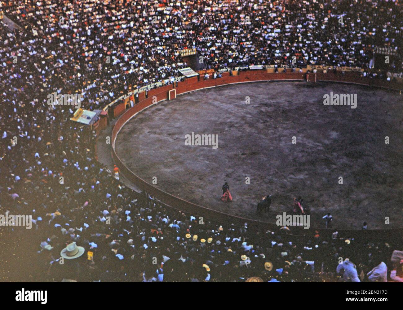 1962 Historical Photo - Bull Fight at the Plaza de Toros Bullring in ...