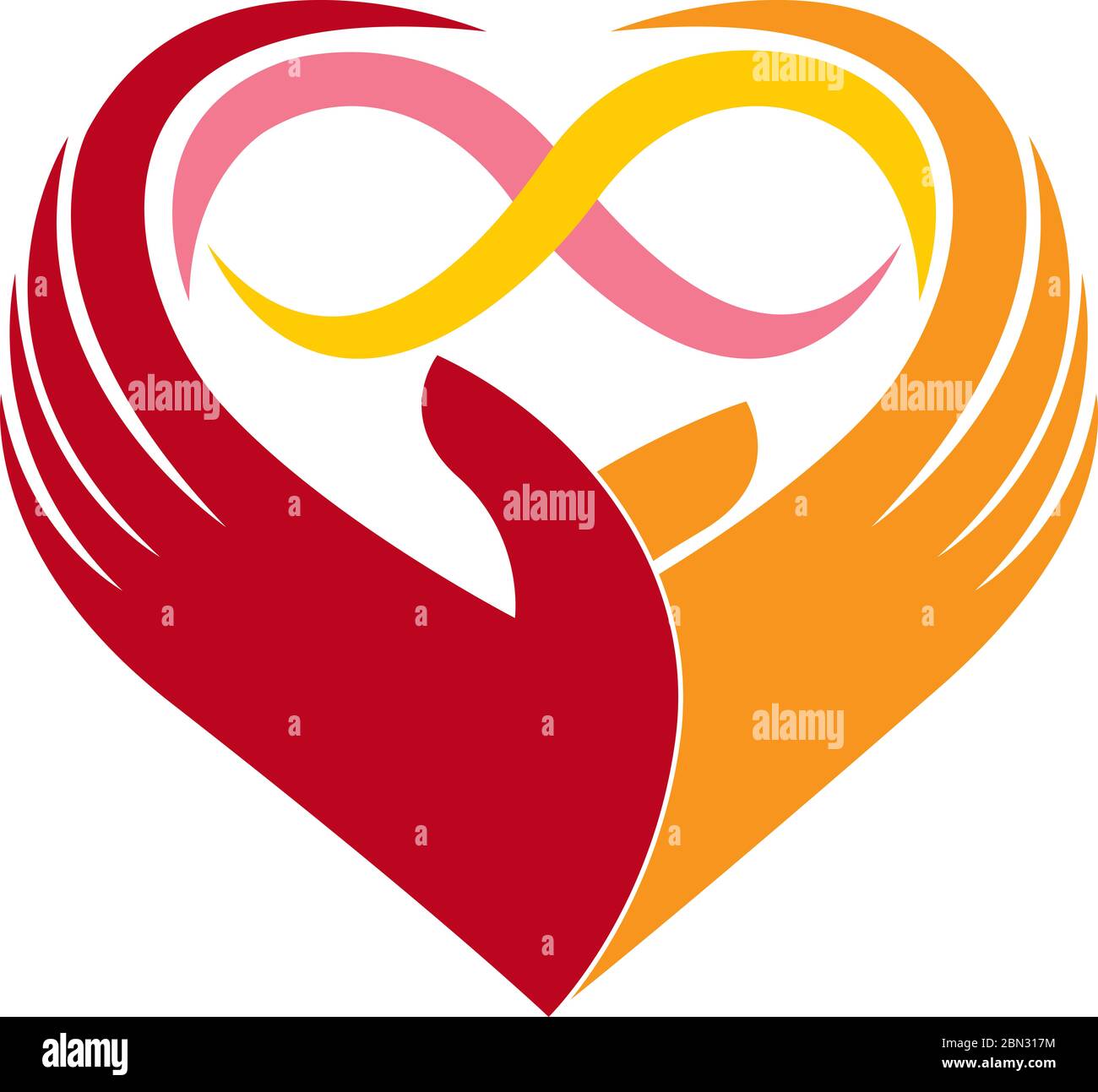 hand love symbol Stock Photo - Alamy