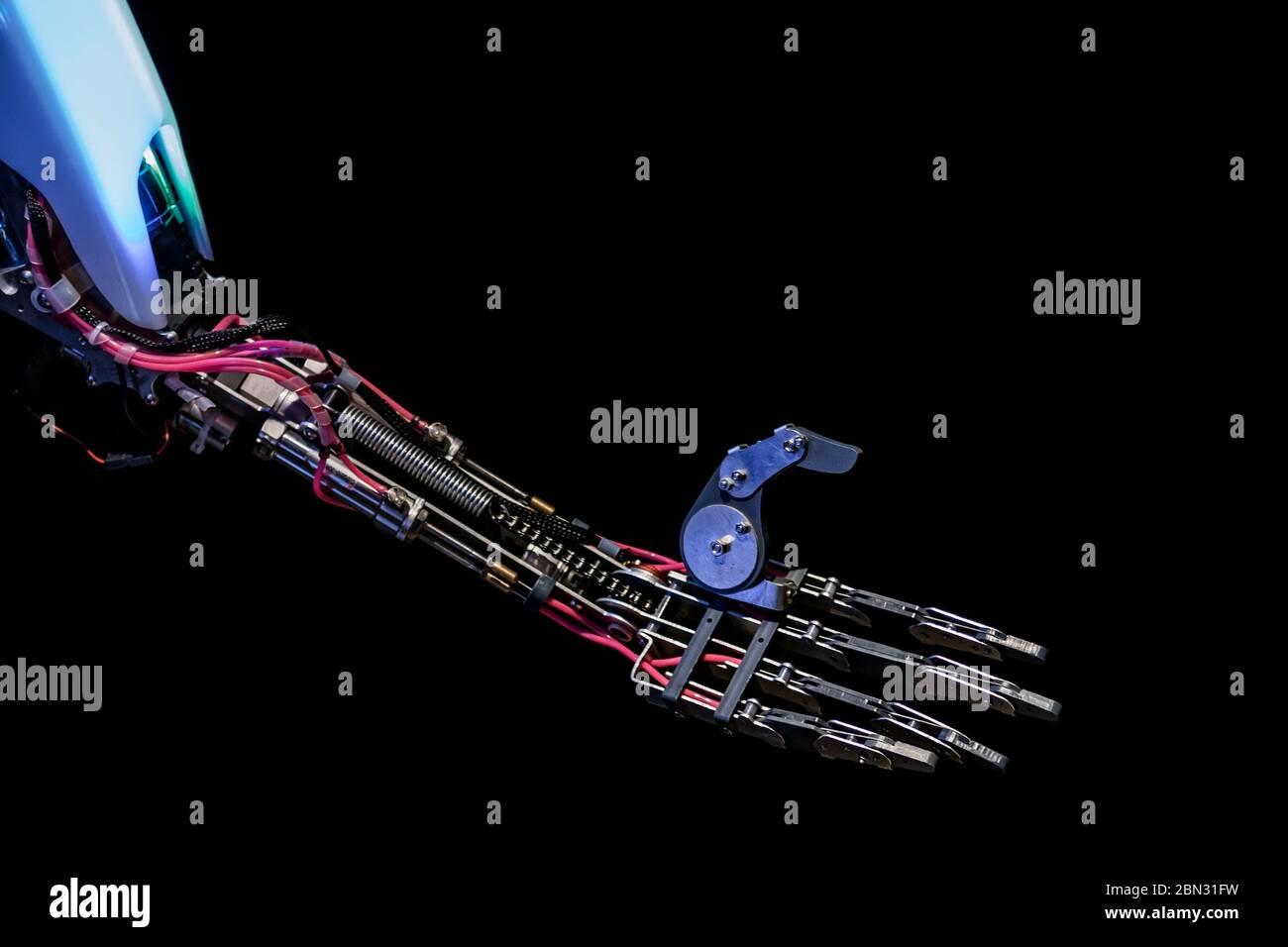 Mechanical hand of robot Stock Photo - Alamy