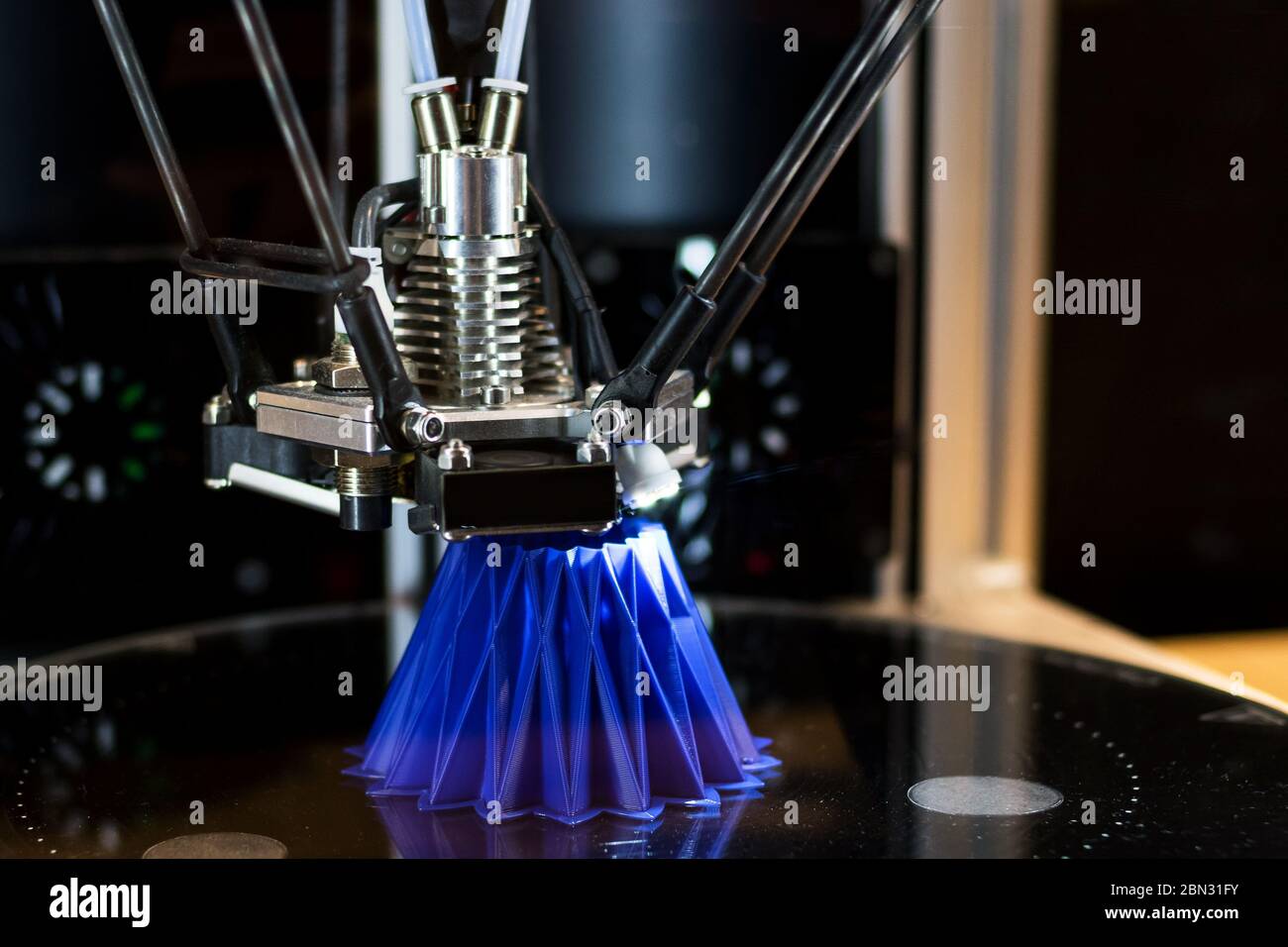 3D printing machine during work process Stock Photo - Alamy