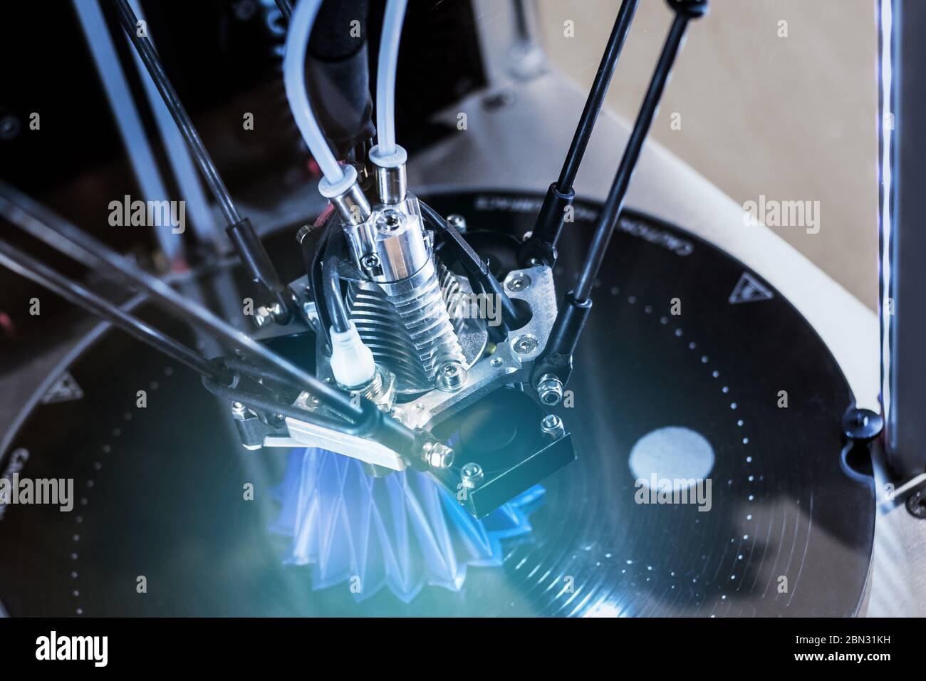 3D printing machine during work process Stock Photo - Alamy