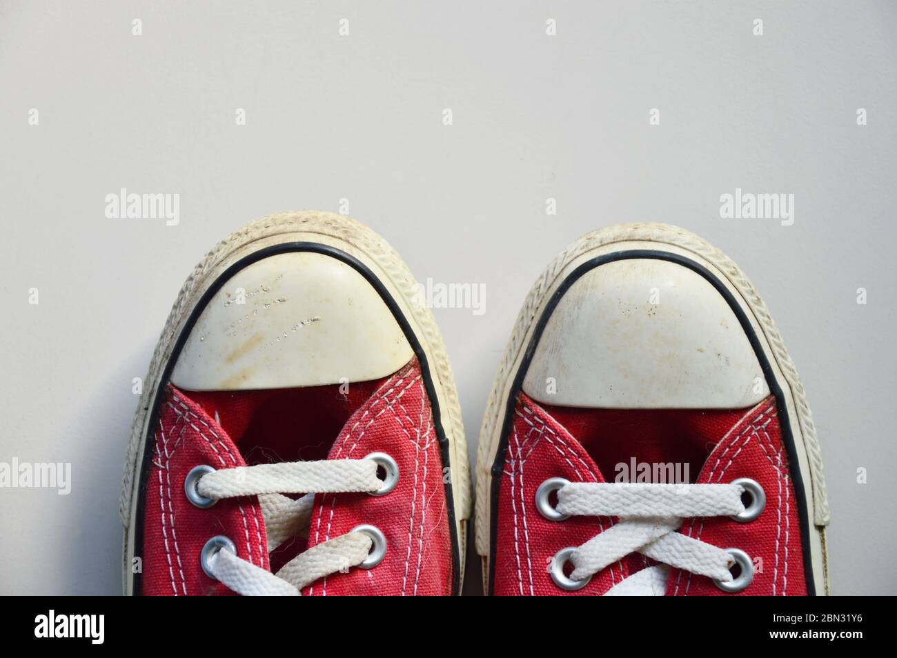 Red strap vintage shoe hi-res stock photography and images - Alamy