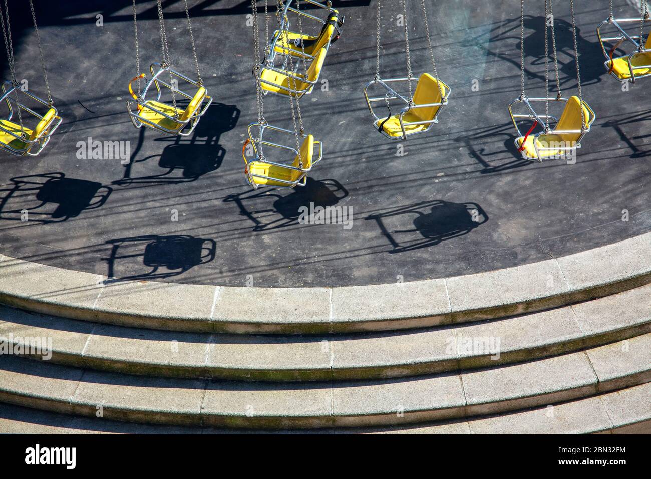 Vintage playground roundabout hi-res stock photography and images - Alamy