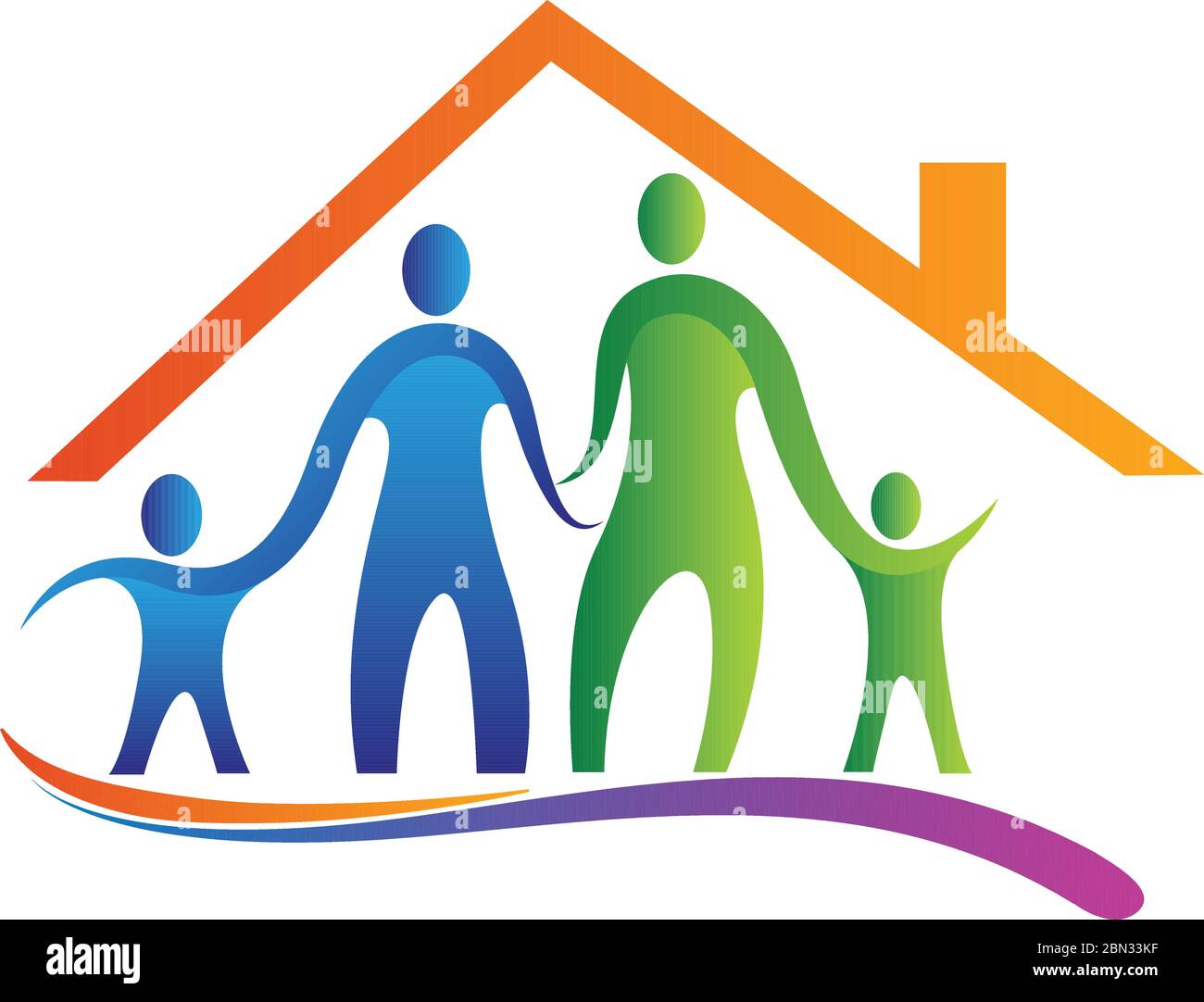 family home logo Stock Vector Image & Art - Alamy