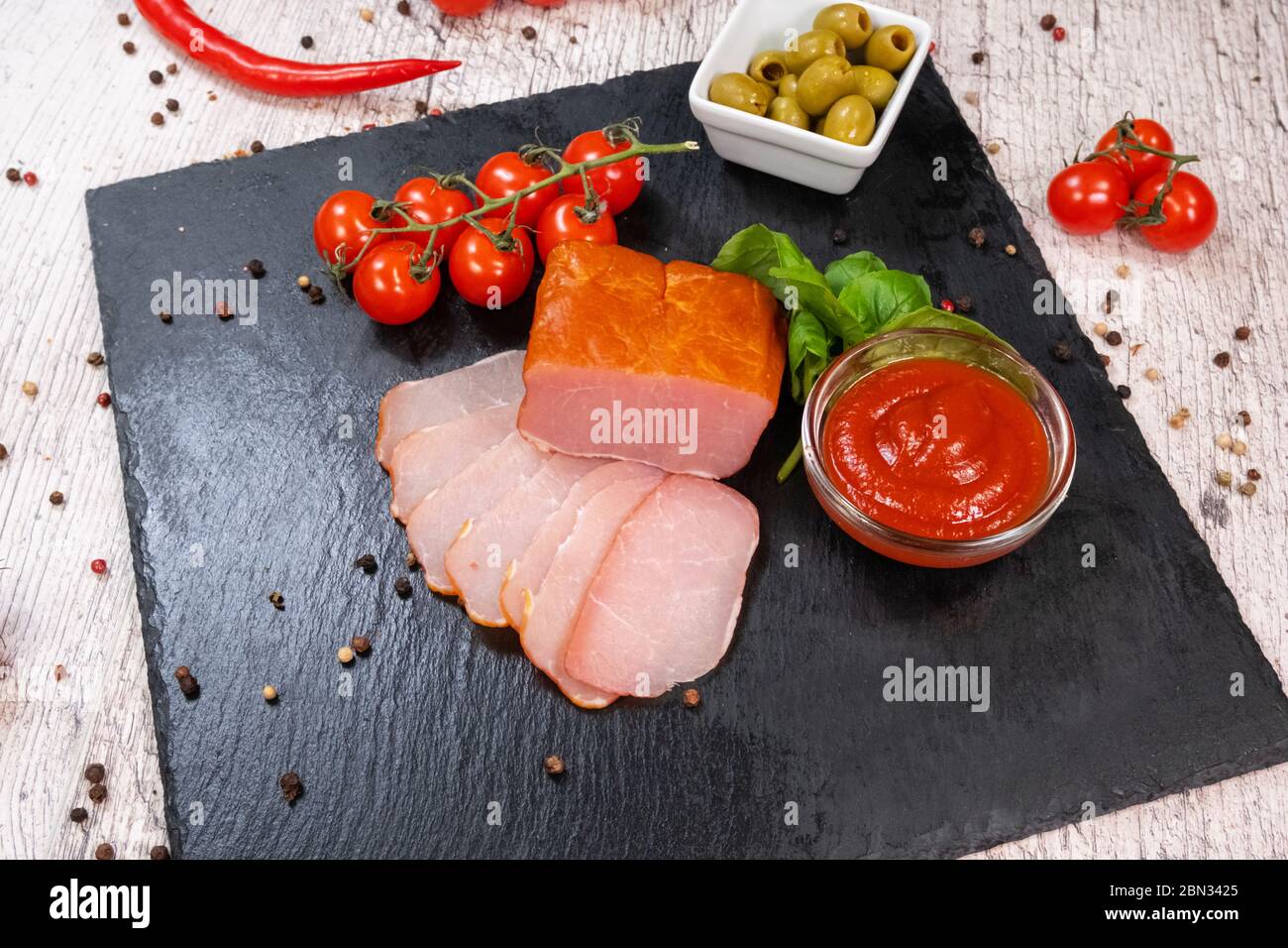 Cold cuts meat hi-res stock photography and images - Alamy