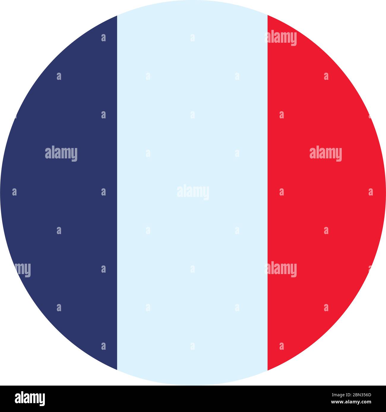 round france flag icon over white background, flat style, vector ...