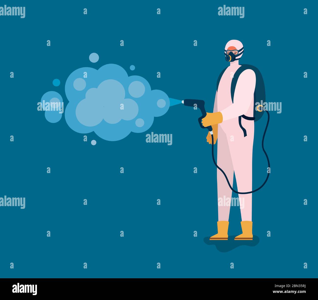 Maintenance spraying Stock Vector Images - Alamy