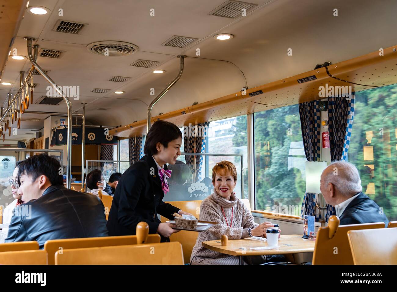Inside a japanese train hi-res stock photography and images - Alamy