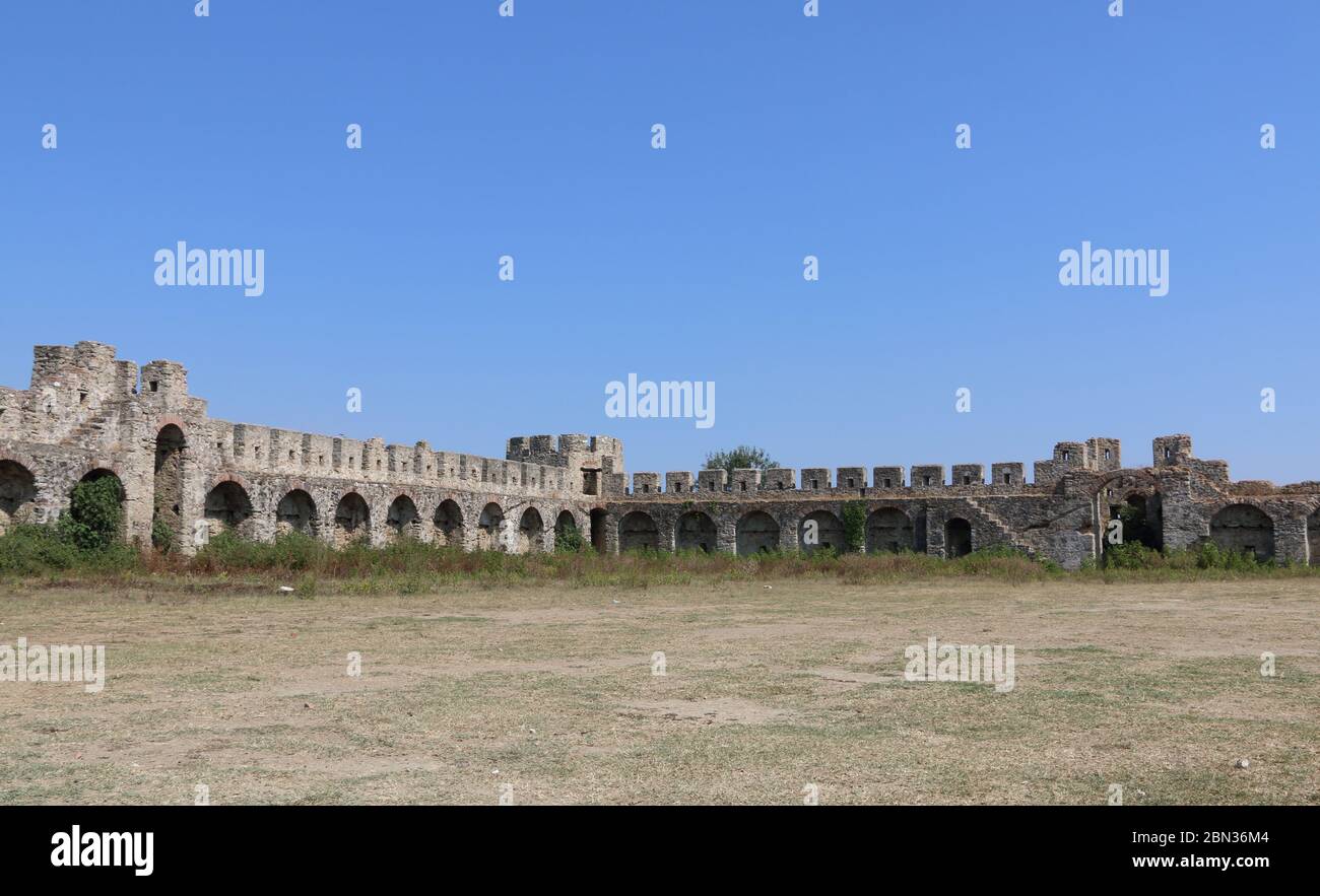 Bashtova Fortress in Albania country castle kavaje shkumbin Stock Photo ...