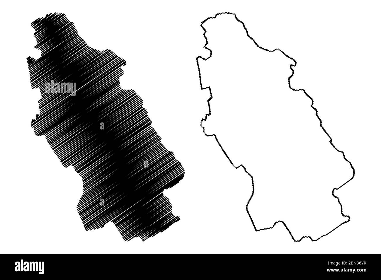 Sabadell City (Kingdom of Spain, Catalonia) map vector illustration ...
