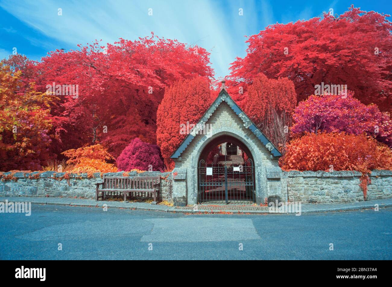 The Church Gate at Gulval, Cornwall UK Stock Photo - Alamy
