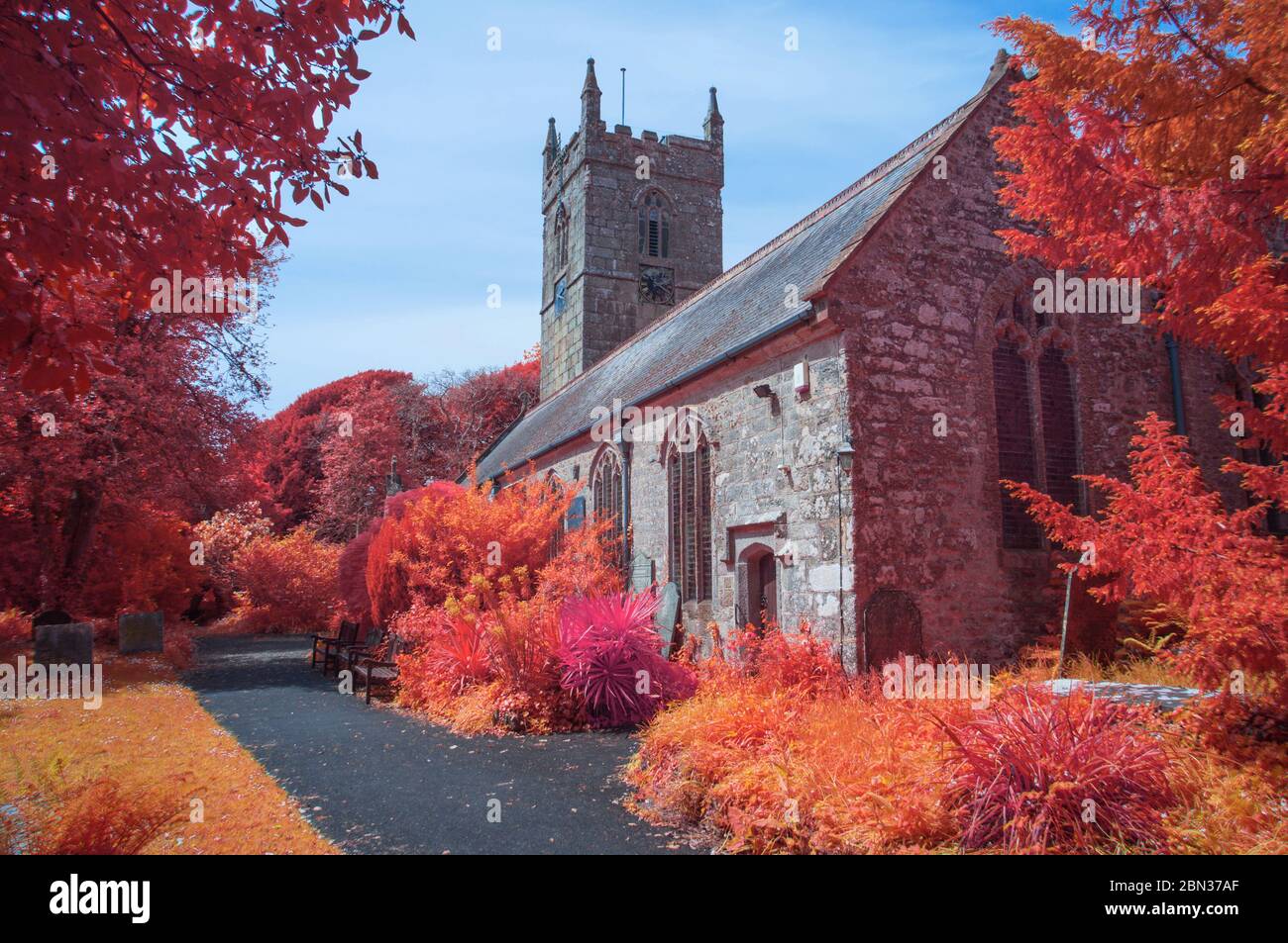 Gulval Church, Cornwall UK Stock Photo - Alamy