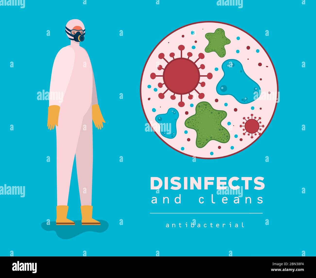Man in protective equipment disinfects hi-res stock photography and ...