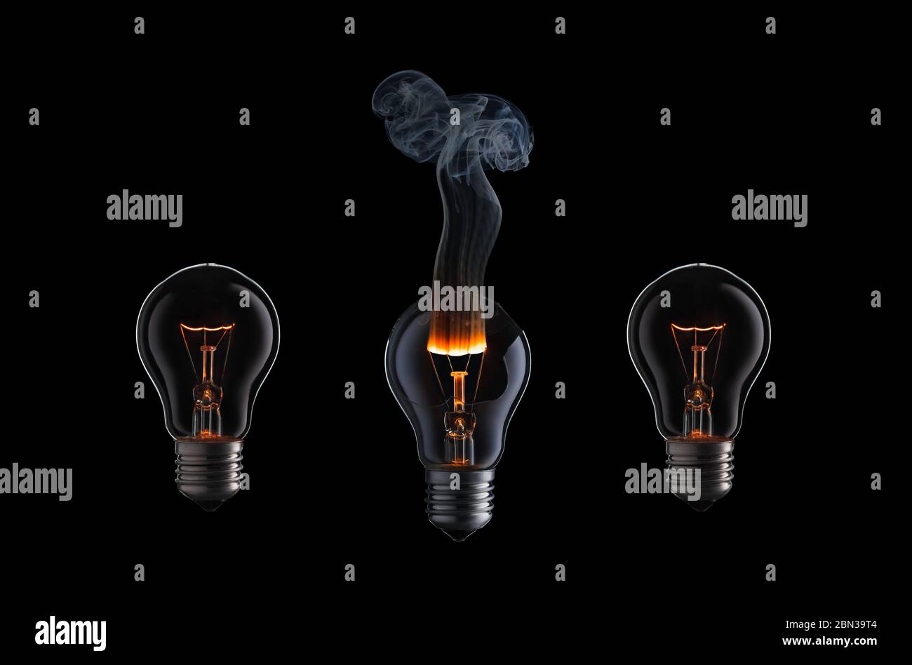 Broken light bulbs hi-res stock photography and images - Alamy