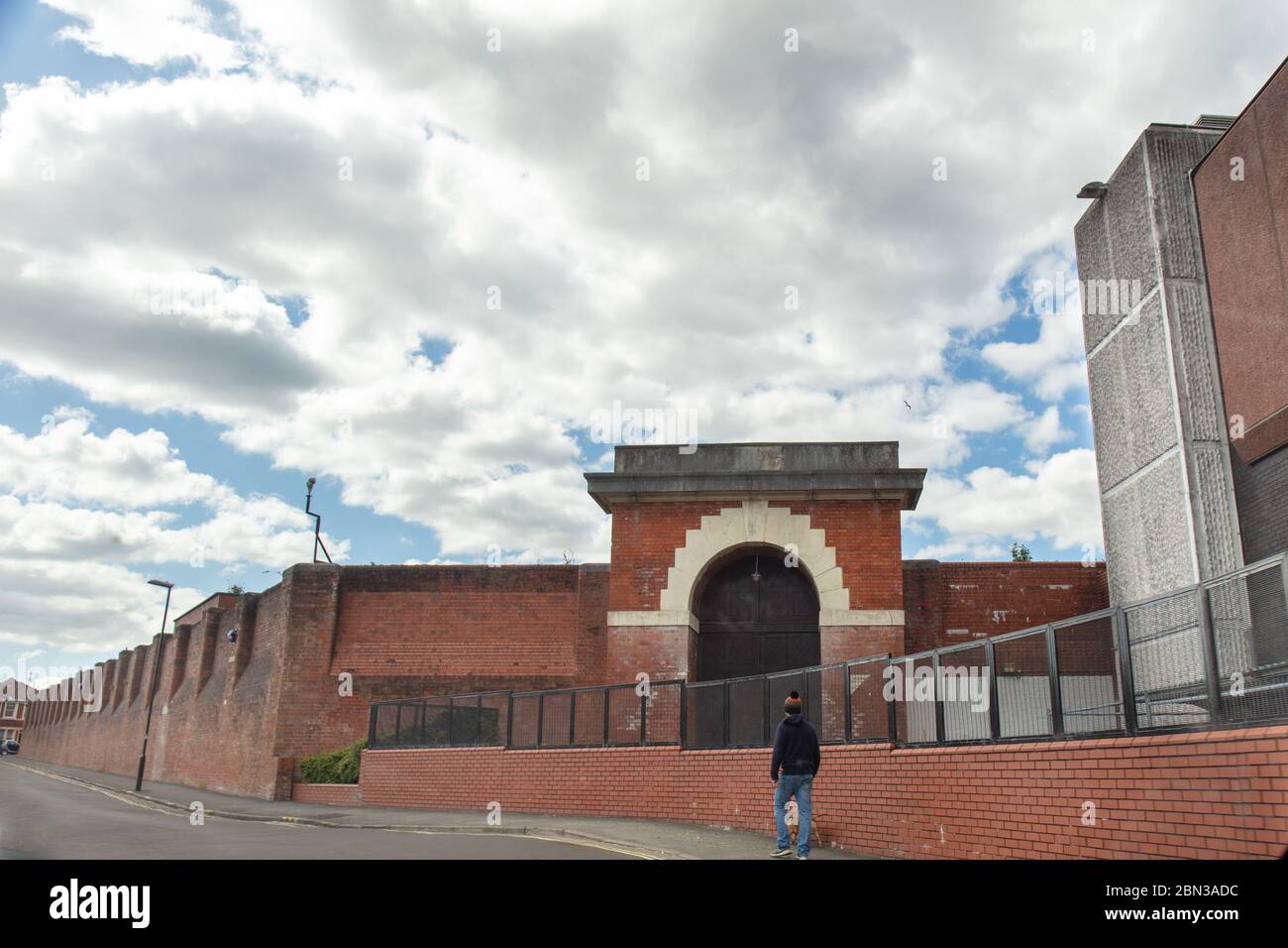 Bishopston, HMP Prison main entrance in 19 Cambridge Rd, Bristol. May ...