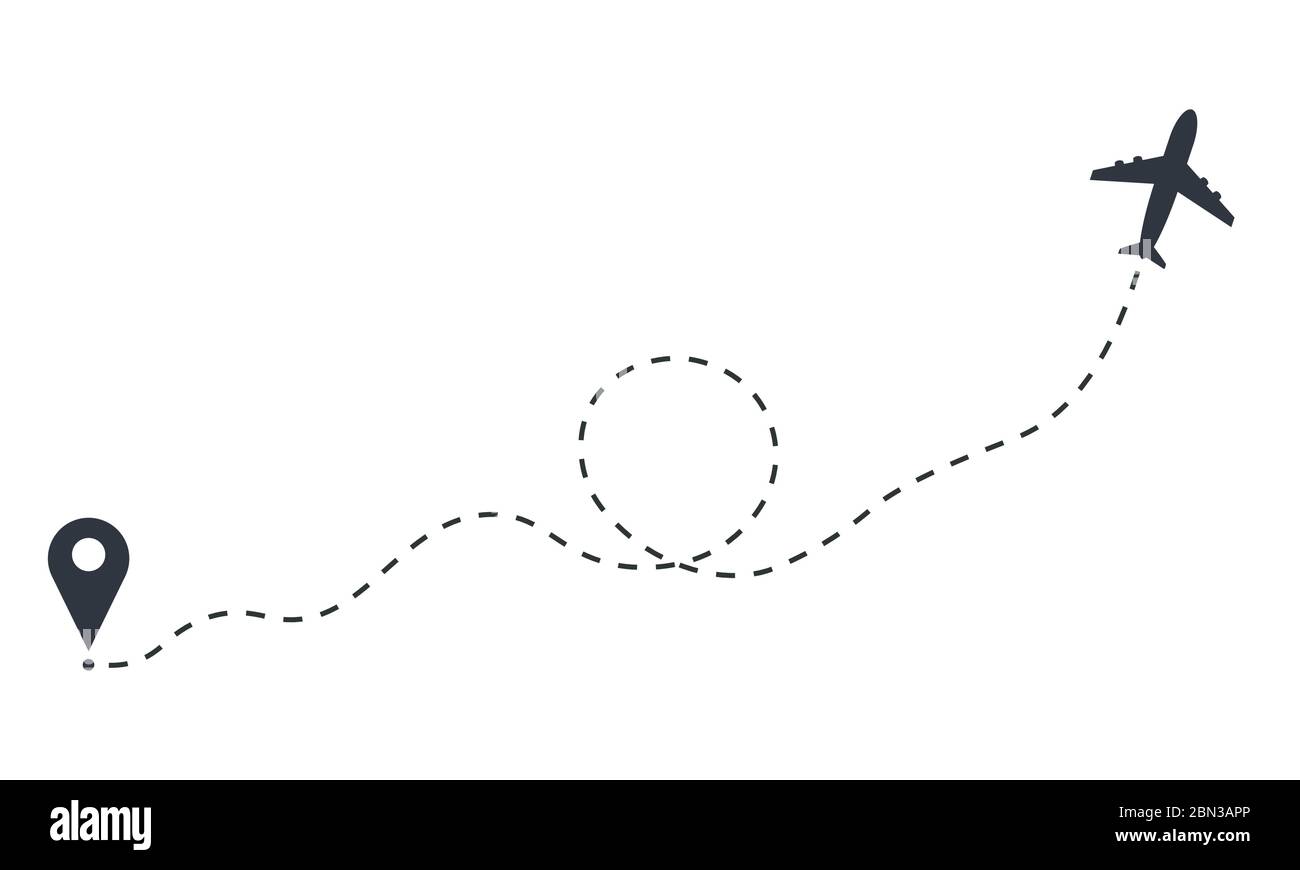 Flight route map hi-res stock photography and images - Alamy