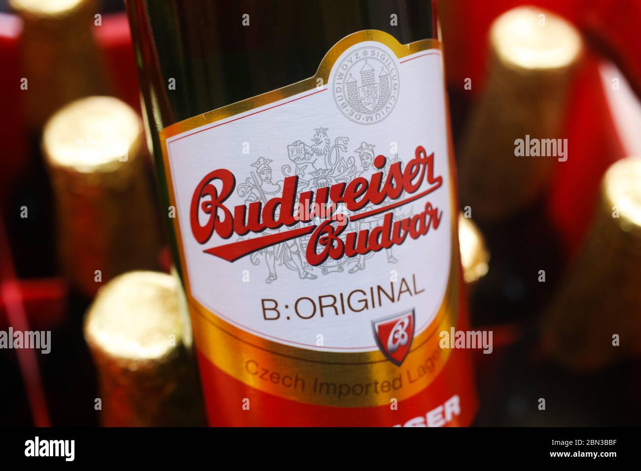 Budweiser budvar logo hi-res stock photography and images - Alamy
