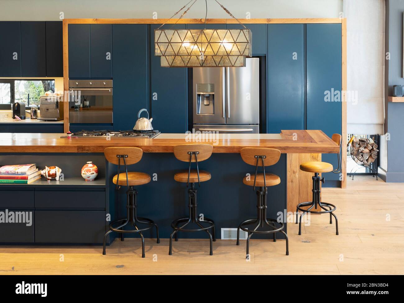 Modern home showcase interior kitchen Stock Photo - Alamy