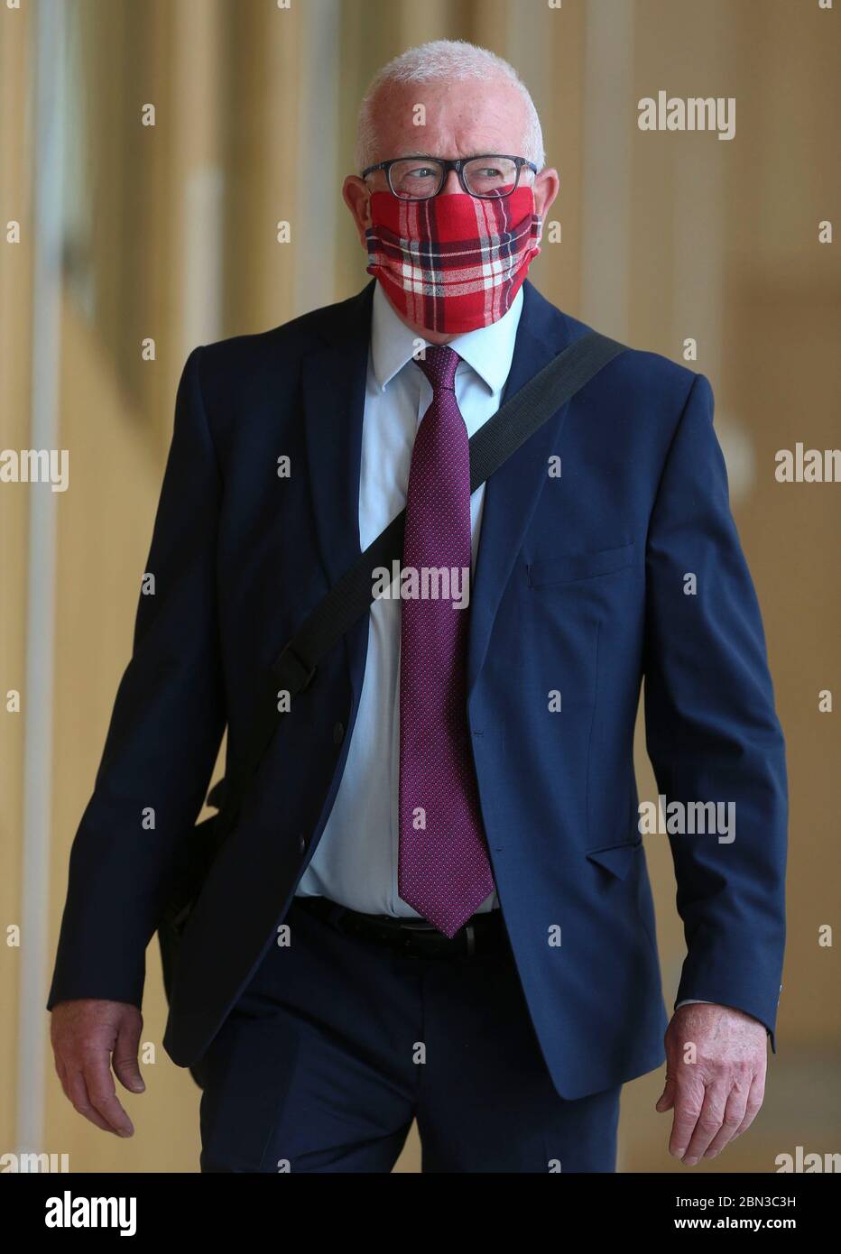 Bruce Crawford MSP arrives for a debate in the new hybrid virtual ...