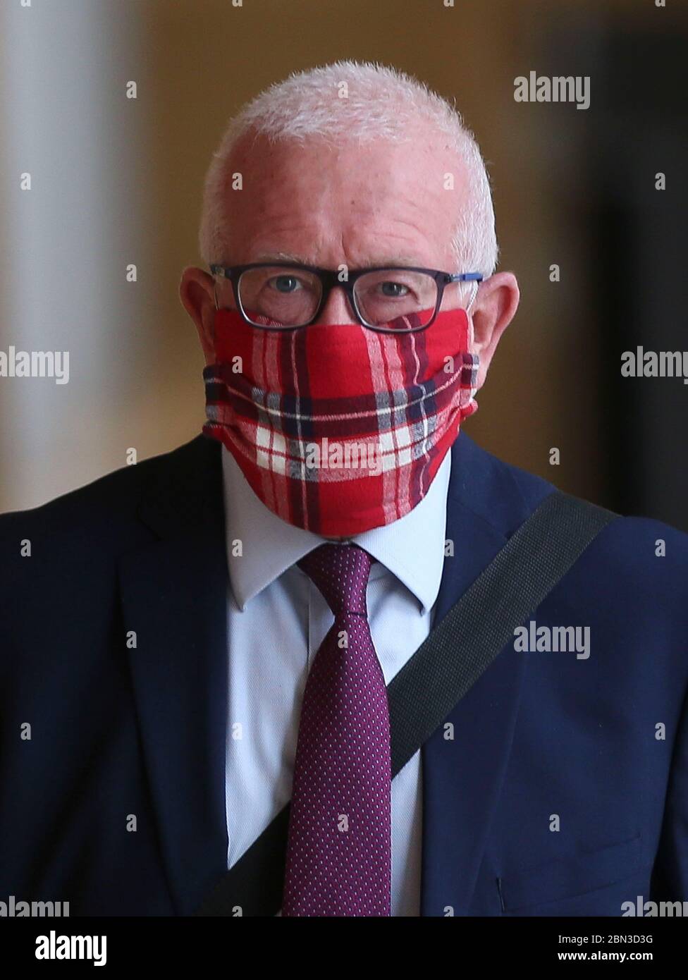 Bruce Crawford MSP arrives for a debate in the new hybrid virtual ...