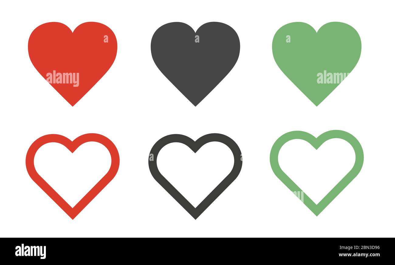 Romantic love symbol Stock Vector Images - Alamy