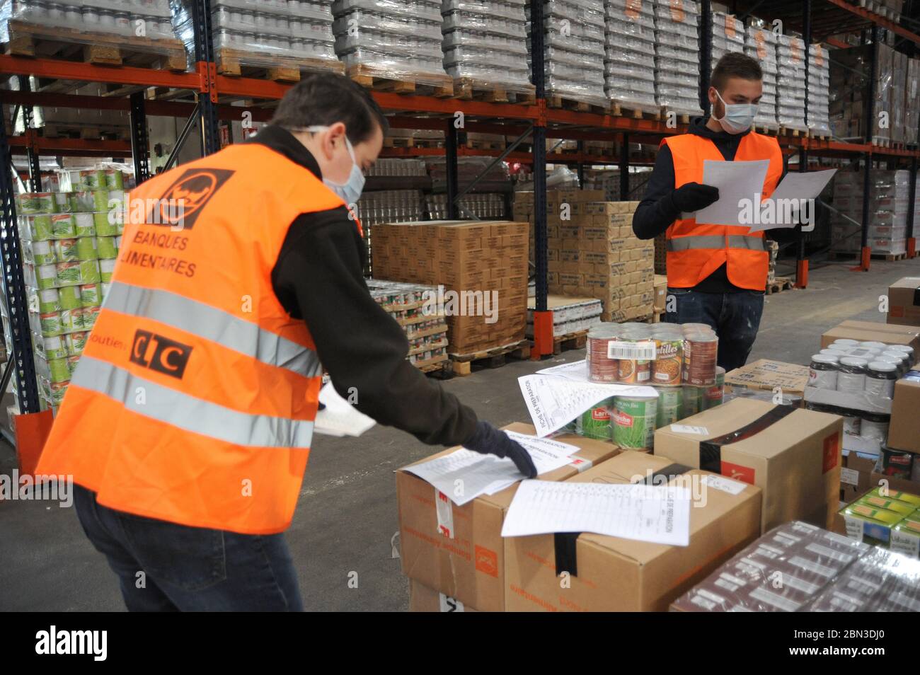 France, lille, northern food bank Stock Photo - Alamy