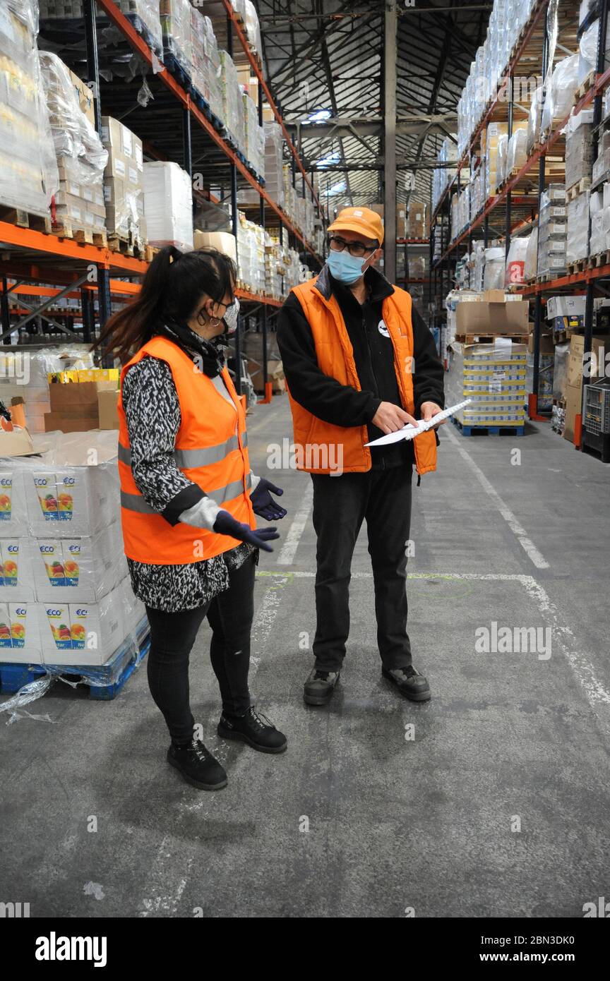 France, lille, northern food bank Stock Photo - Alamy