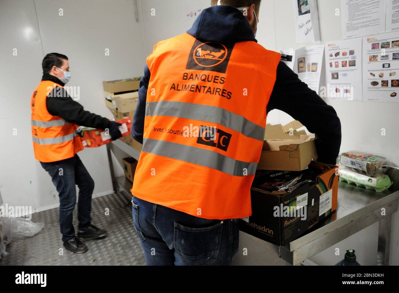 France, lille, northern food bank Stock Photo - Alamy