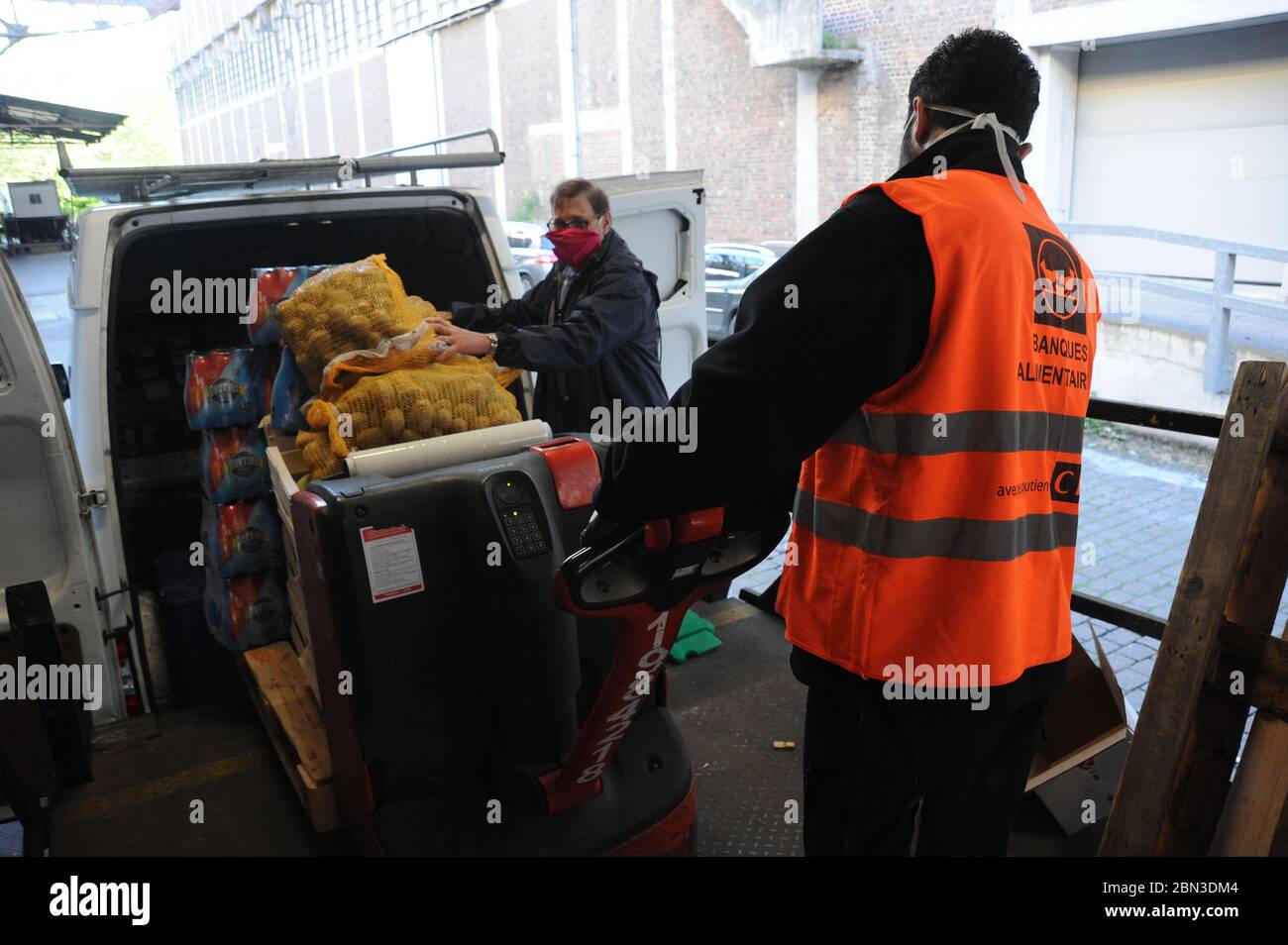France, lille, northern food bank Stock Photo - Alamy