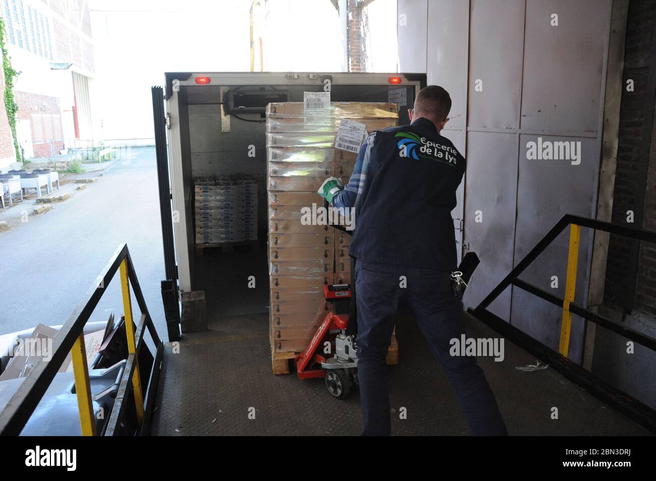 France, lille, northern food bank Stock Photo - Alamy