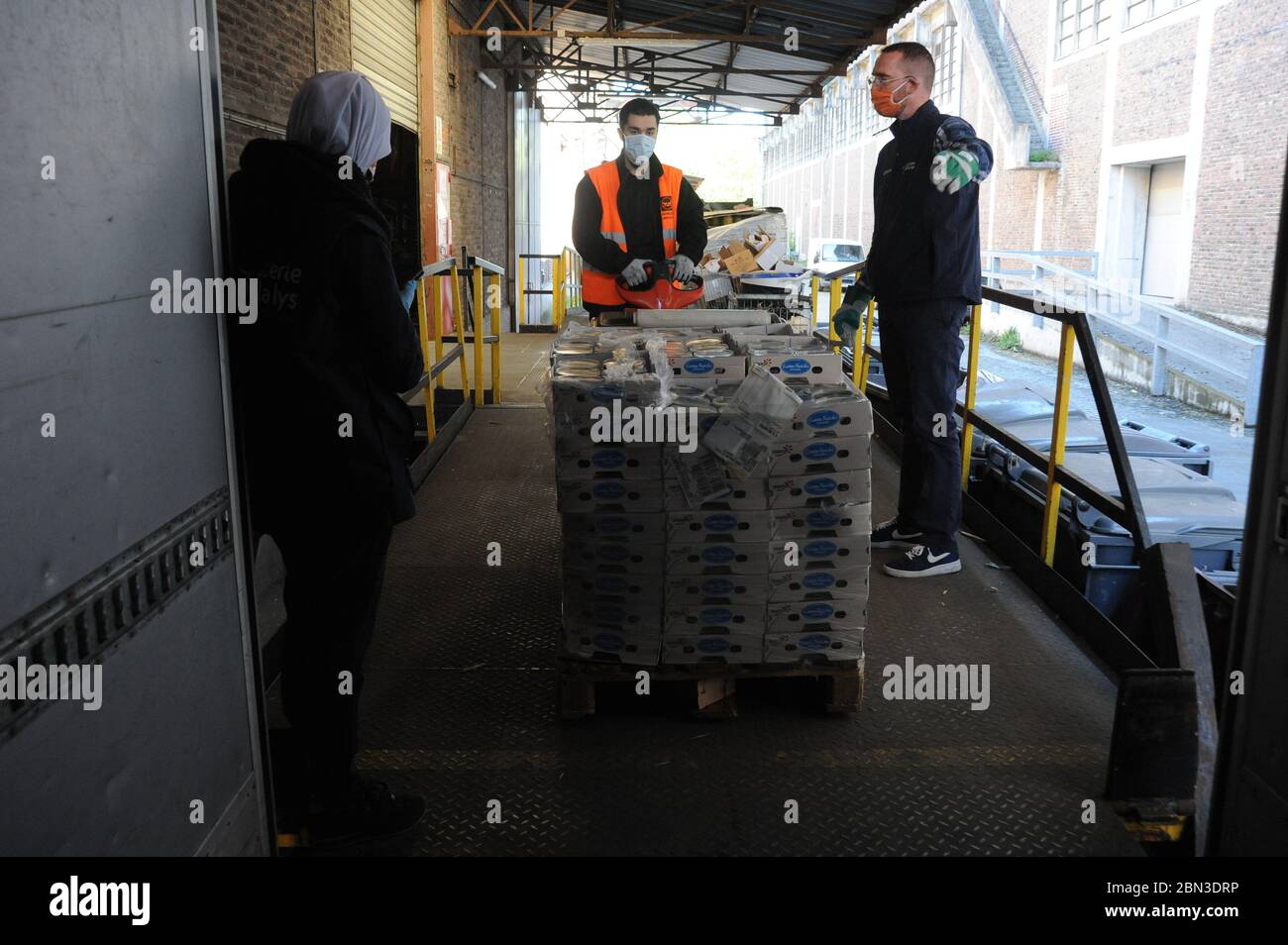 France, lille, northern food bank Stock Photo - Alamy