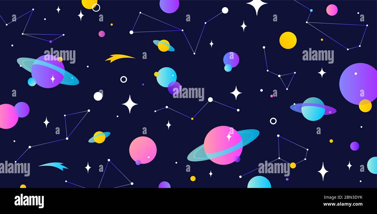 Universe, cosmos. Universe, cosmos and space background Stock Vector ...