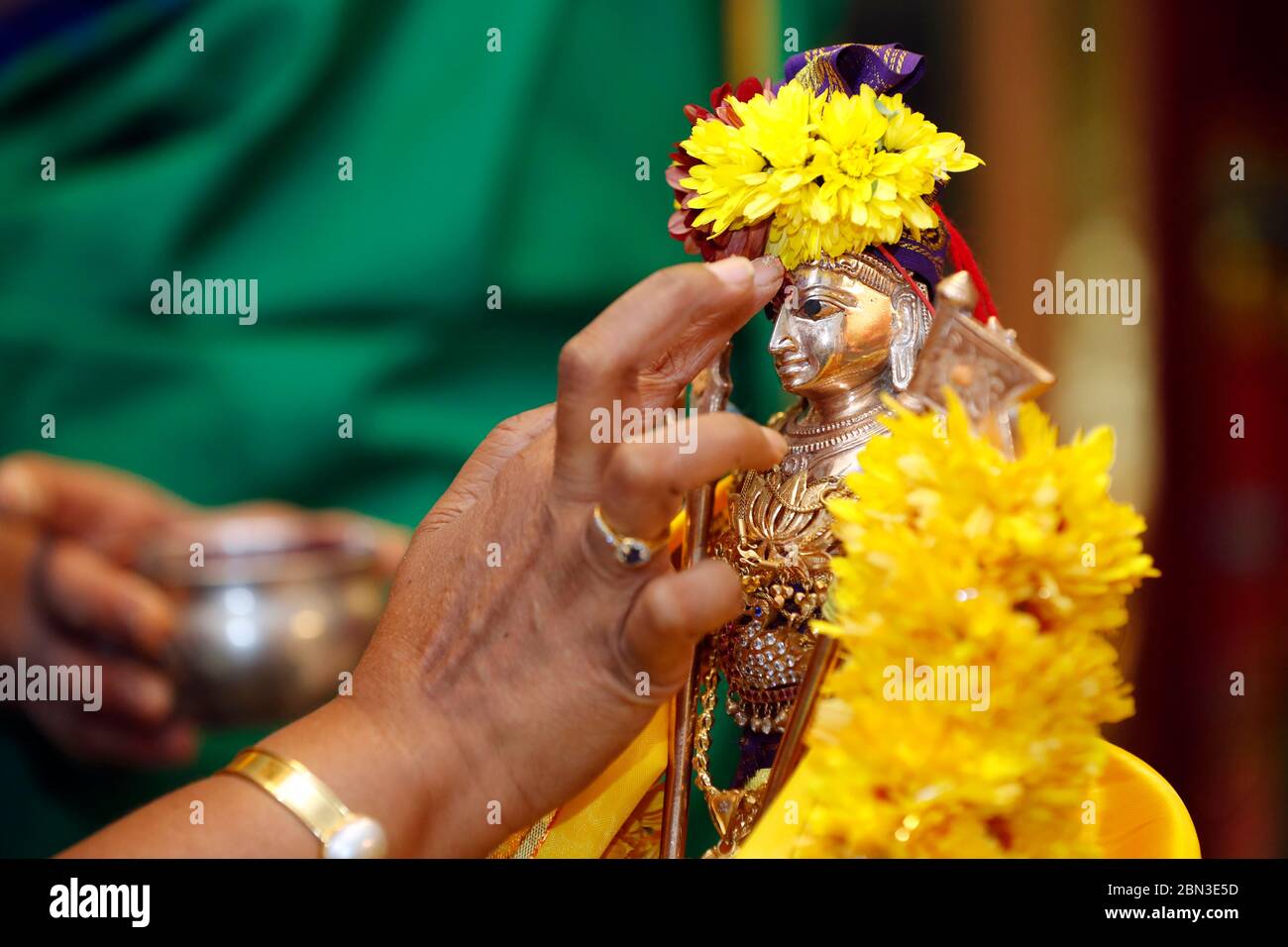 Arputha Vinayagar Temple. Hindu ceremony. Geneva. Switzerland. Murugan ...