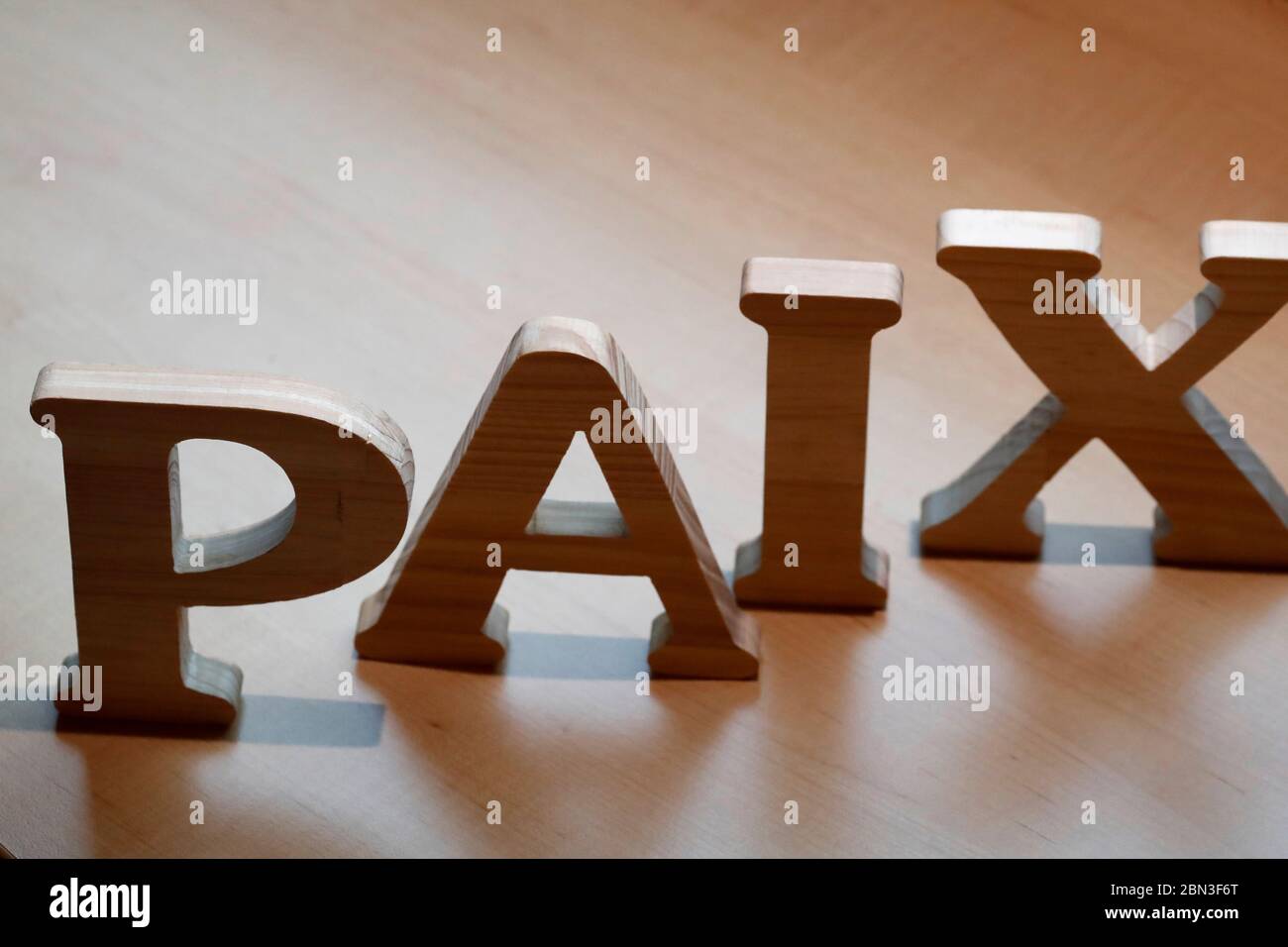 Paix, peace in french Stock Photo - Alamy