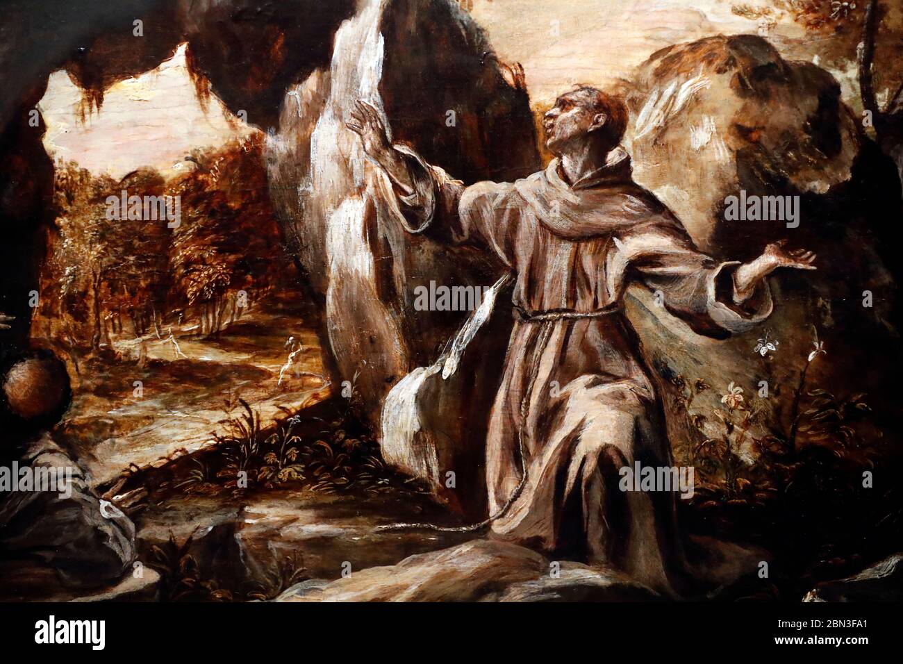 Saint francis receiving the stigmata art hi-res stock photography and ...