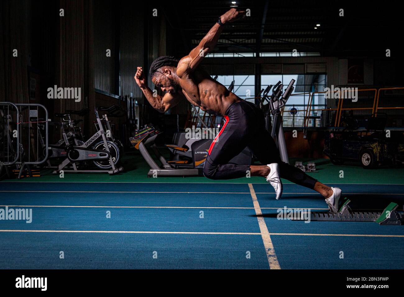 The fastest man in Wales and second fastest man in the UK, Sam Gordon ...
