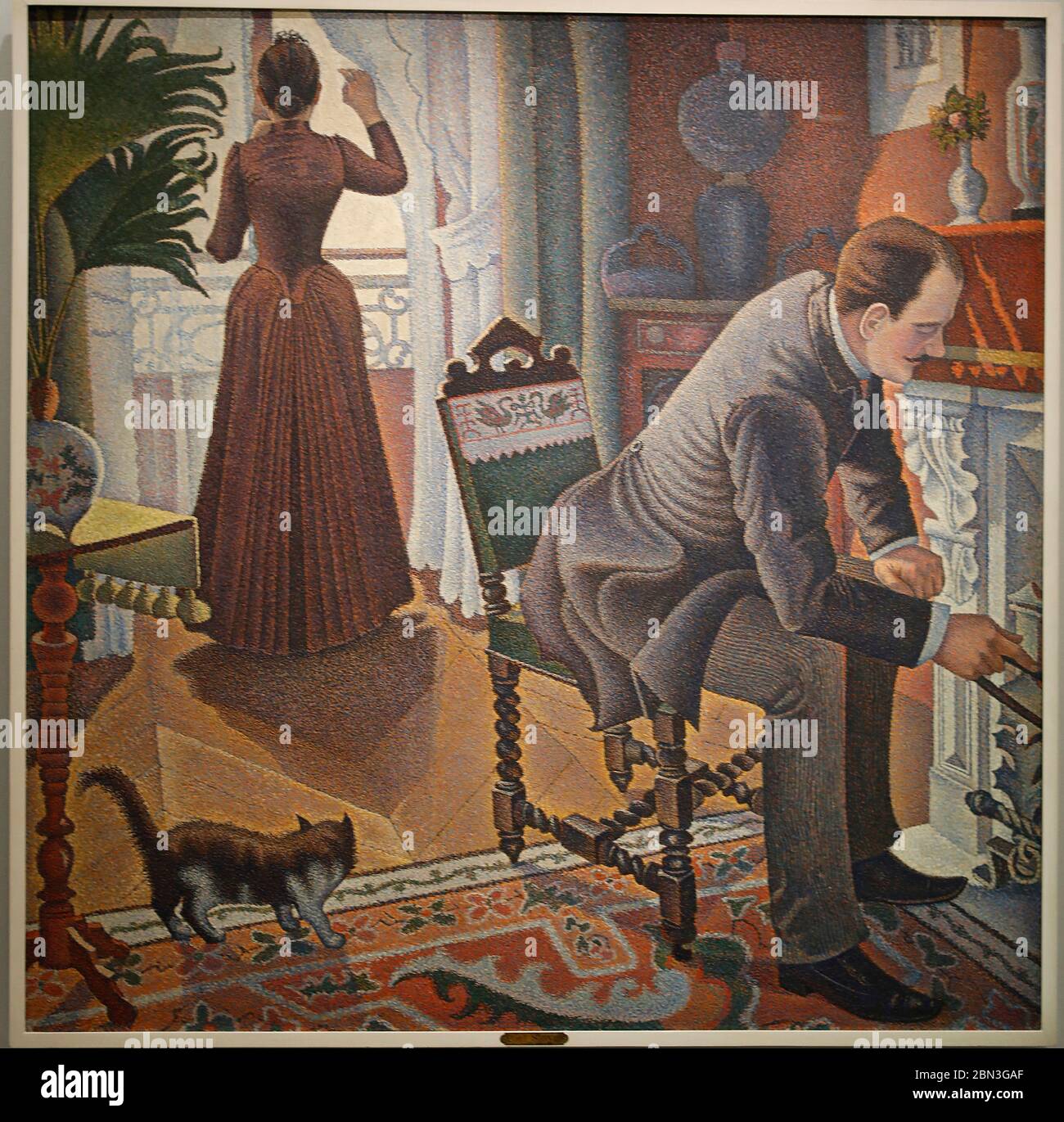 Orangerie museum, Paris, France. Paul Signac, Sunday, 1888-1898, oil on ...